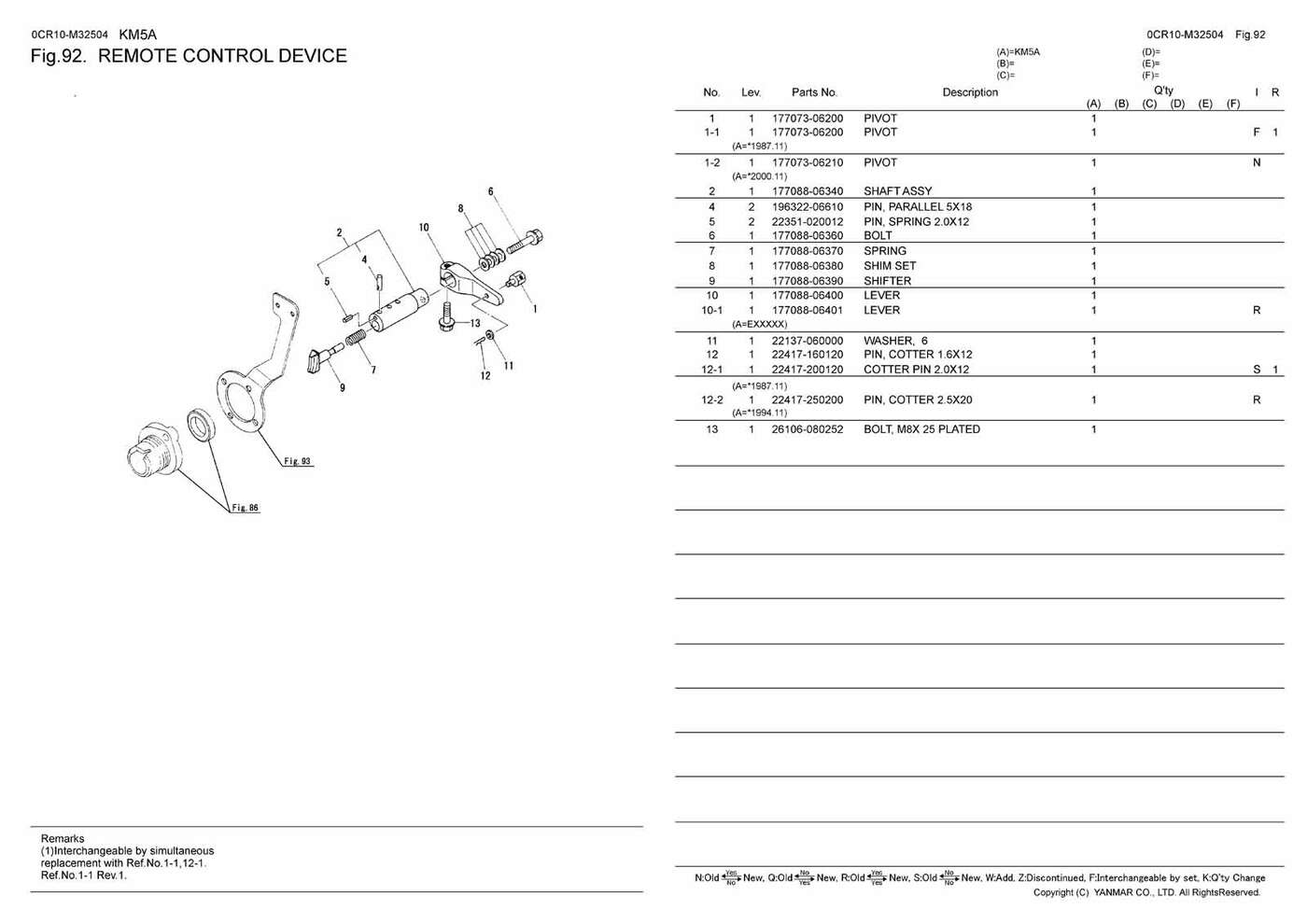 Parts for YANMAR 4LH-TE/HTE/DTE/STE