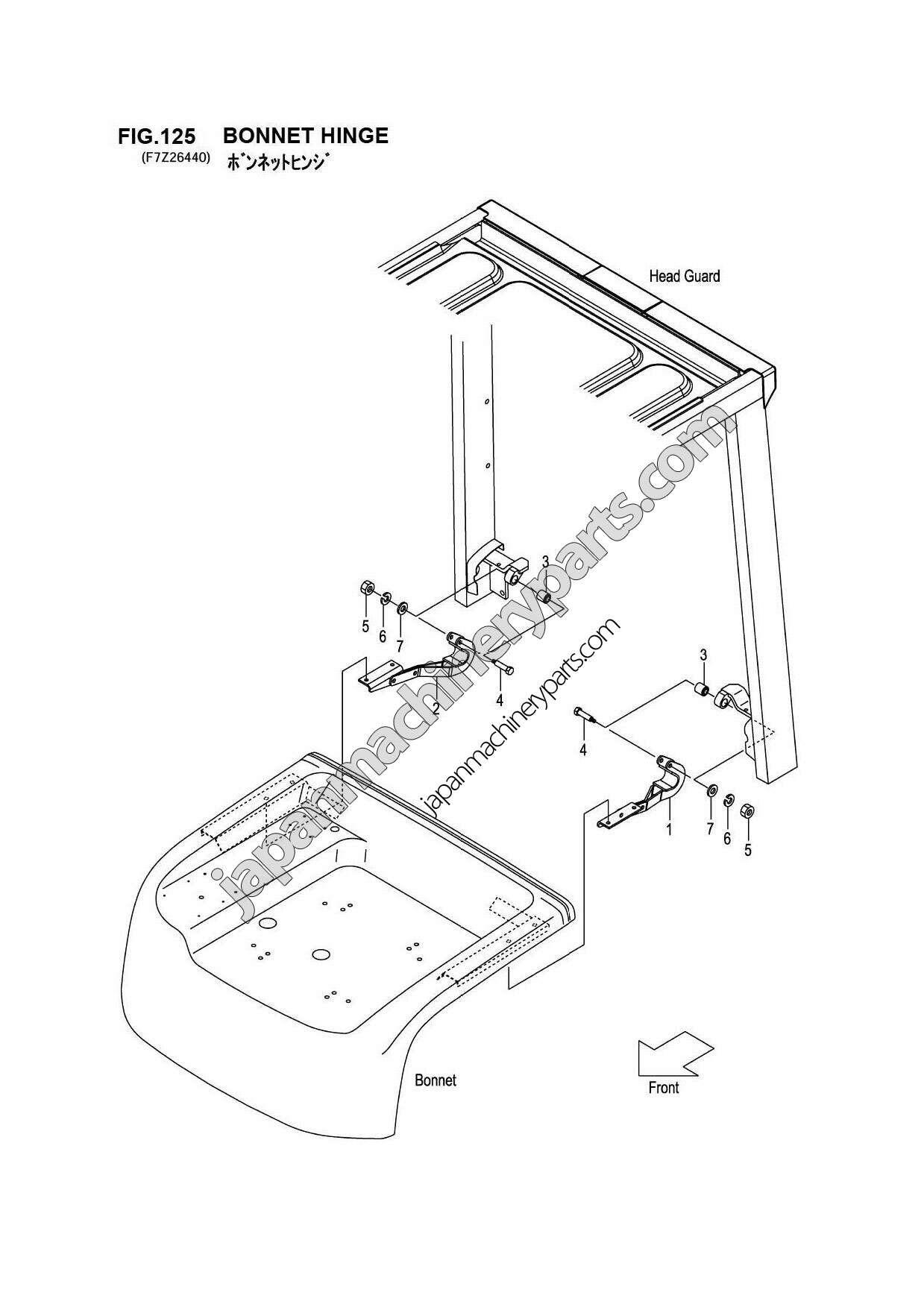Parts for TCM FD20/FD25