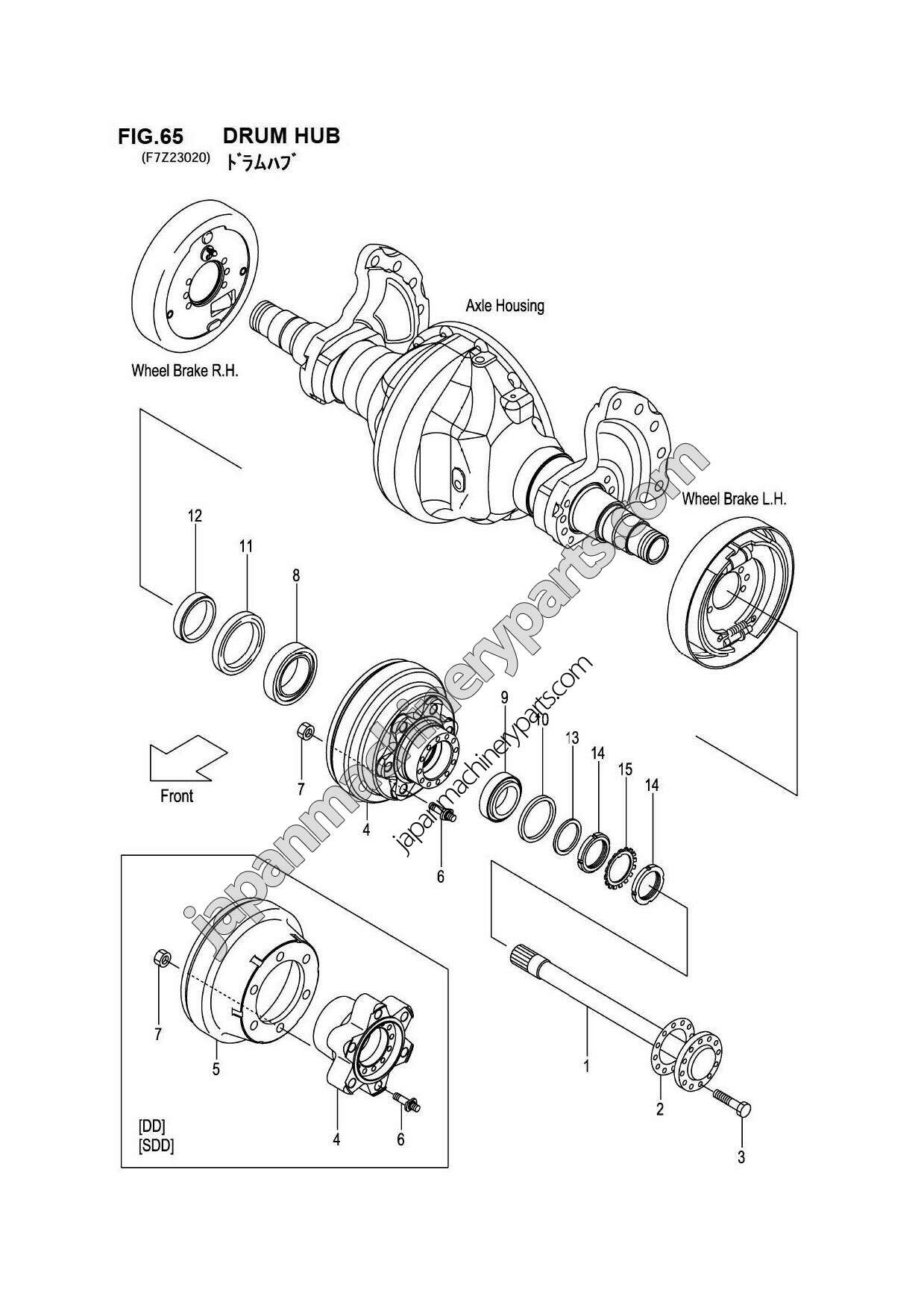 Parts for TCM FD20/FD25