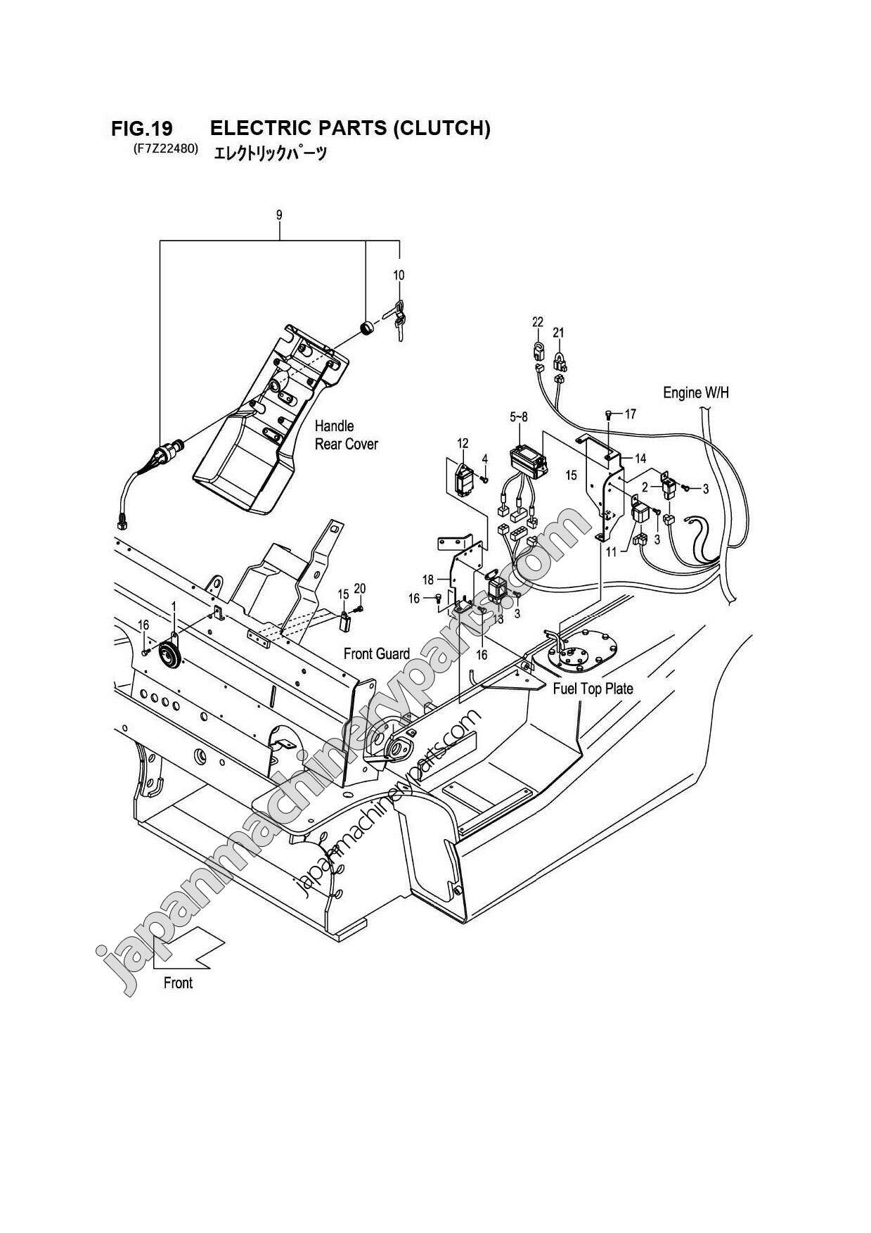Parts for TCM FD20/FD25