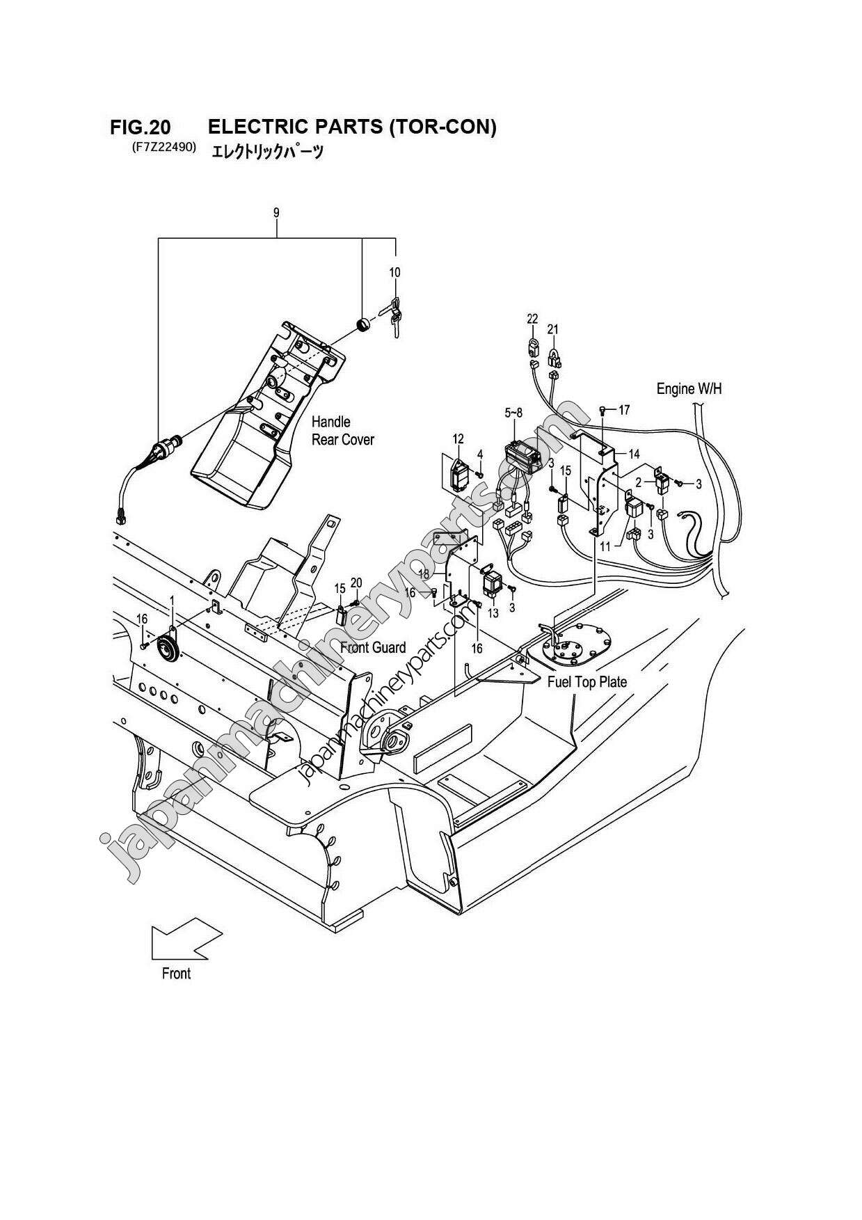 Parts for TCM FD20/FD25