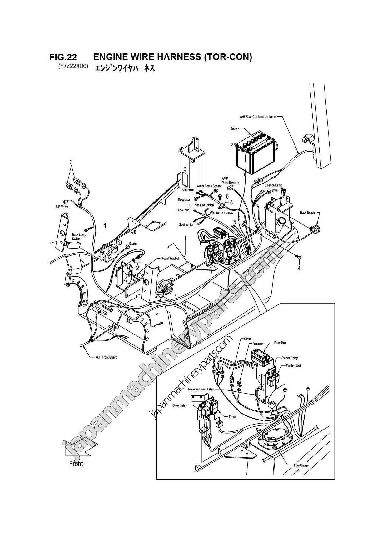 Parts for TCM FD20/FD25