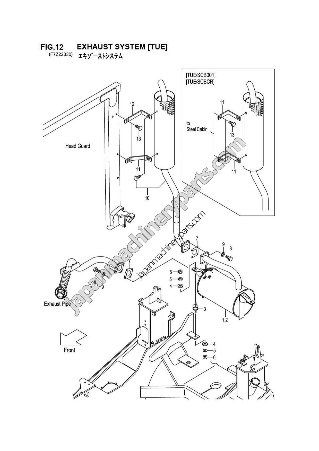 Parts for TCM FD20/FD25