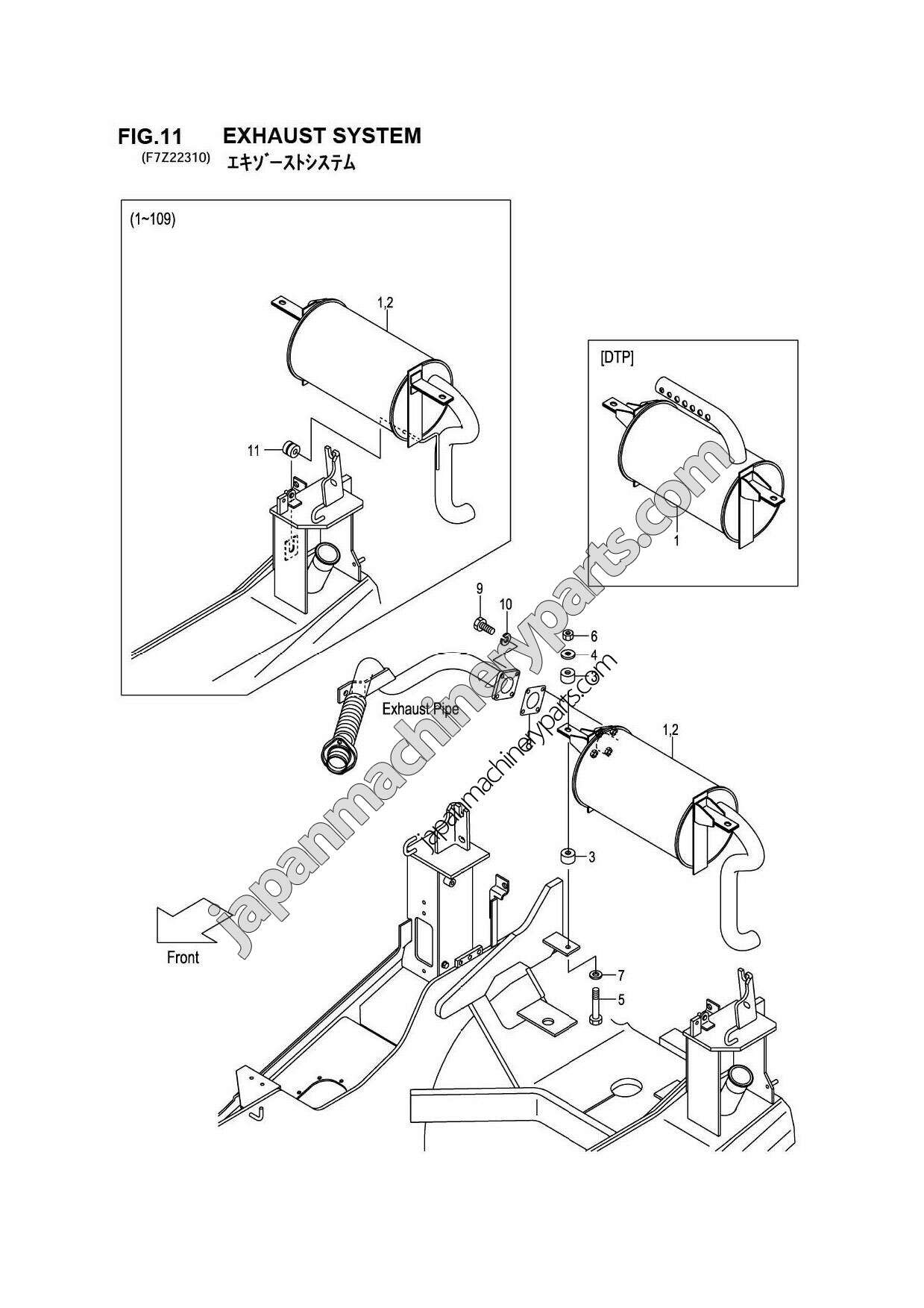 Parts for TCM FD20/FD25