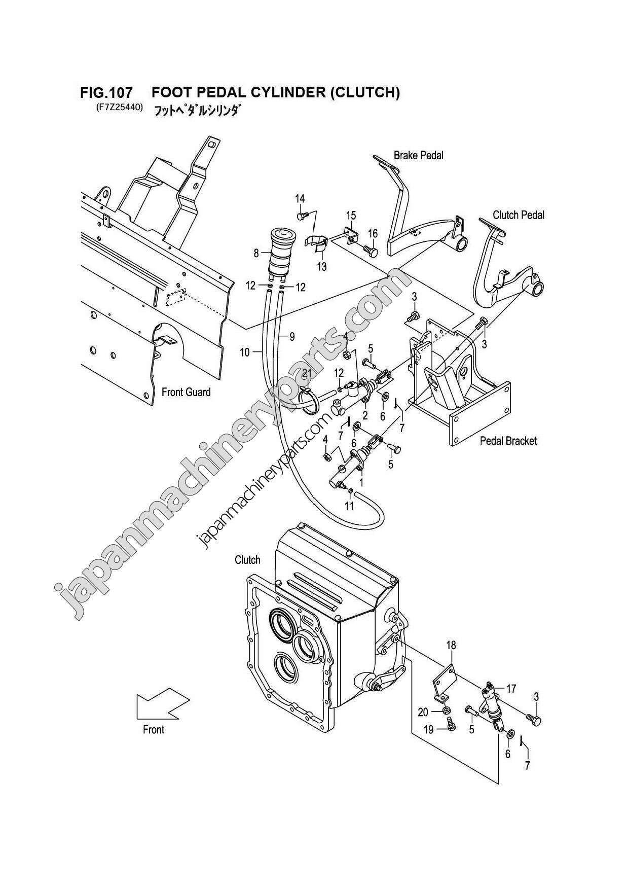 Parts for TCM FD20/FD25