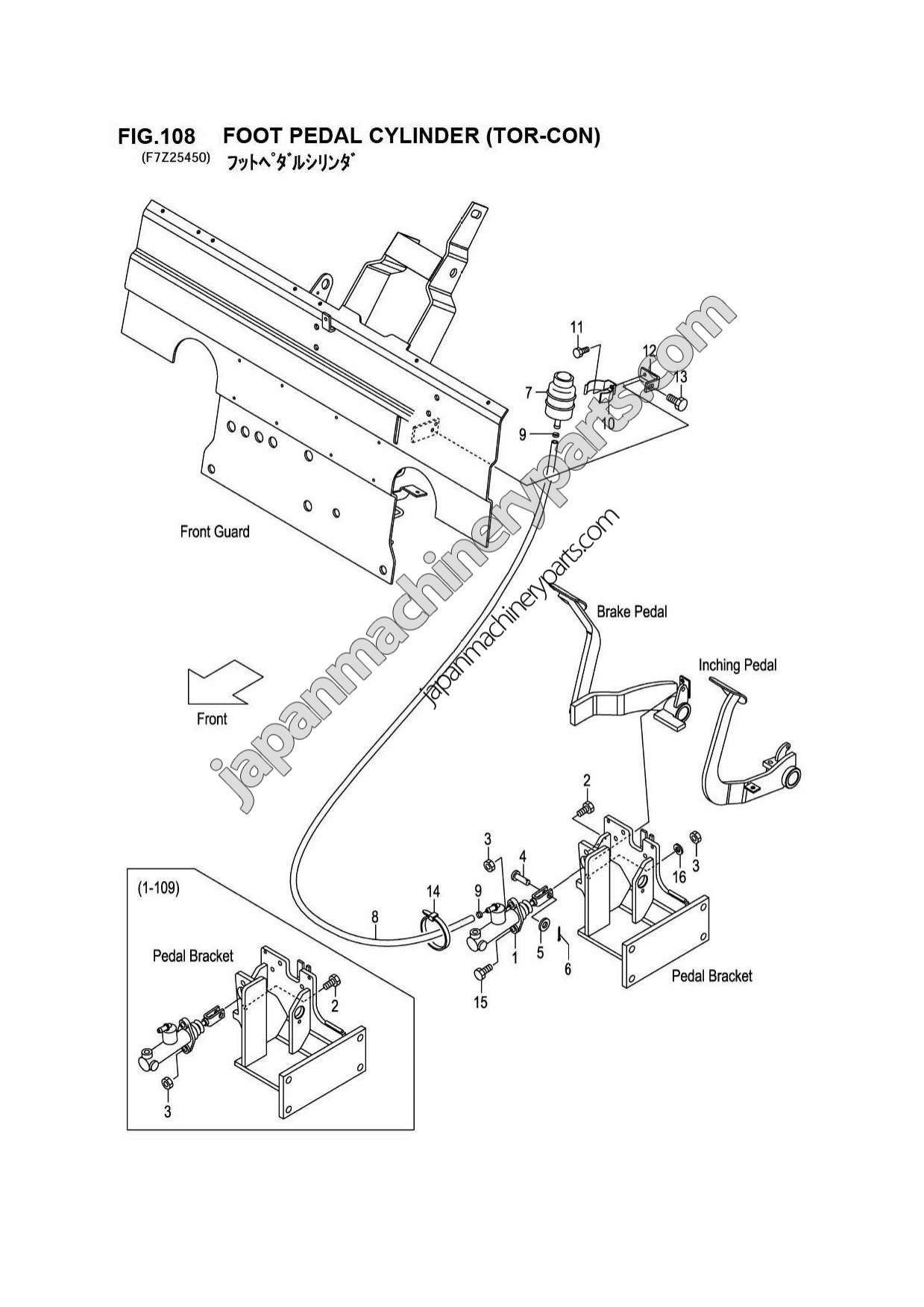 Parts for TCM FD20/FD25