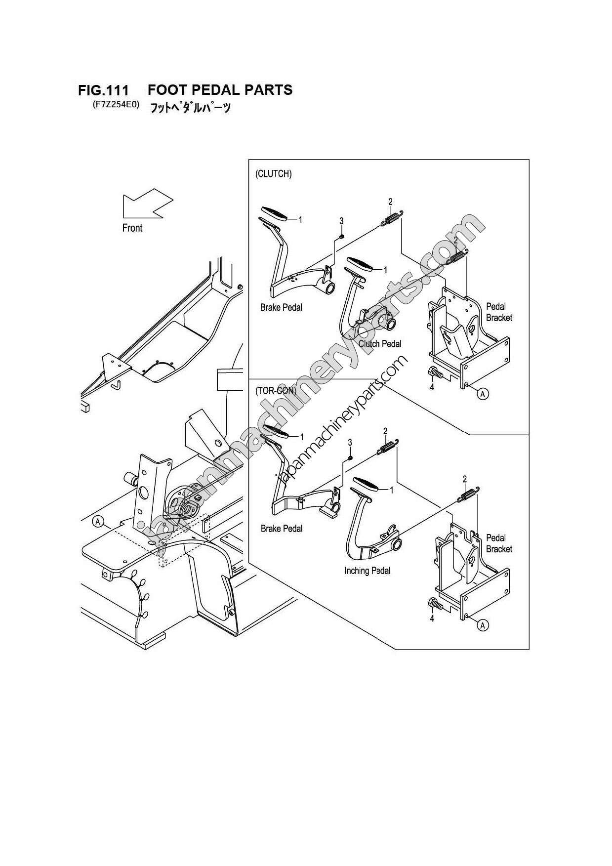 Parts for TCM FD20/FD25