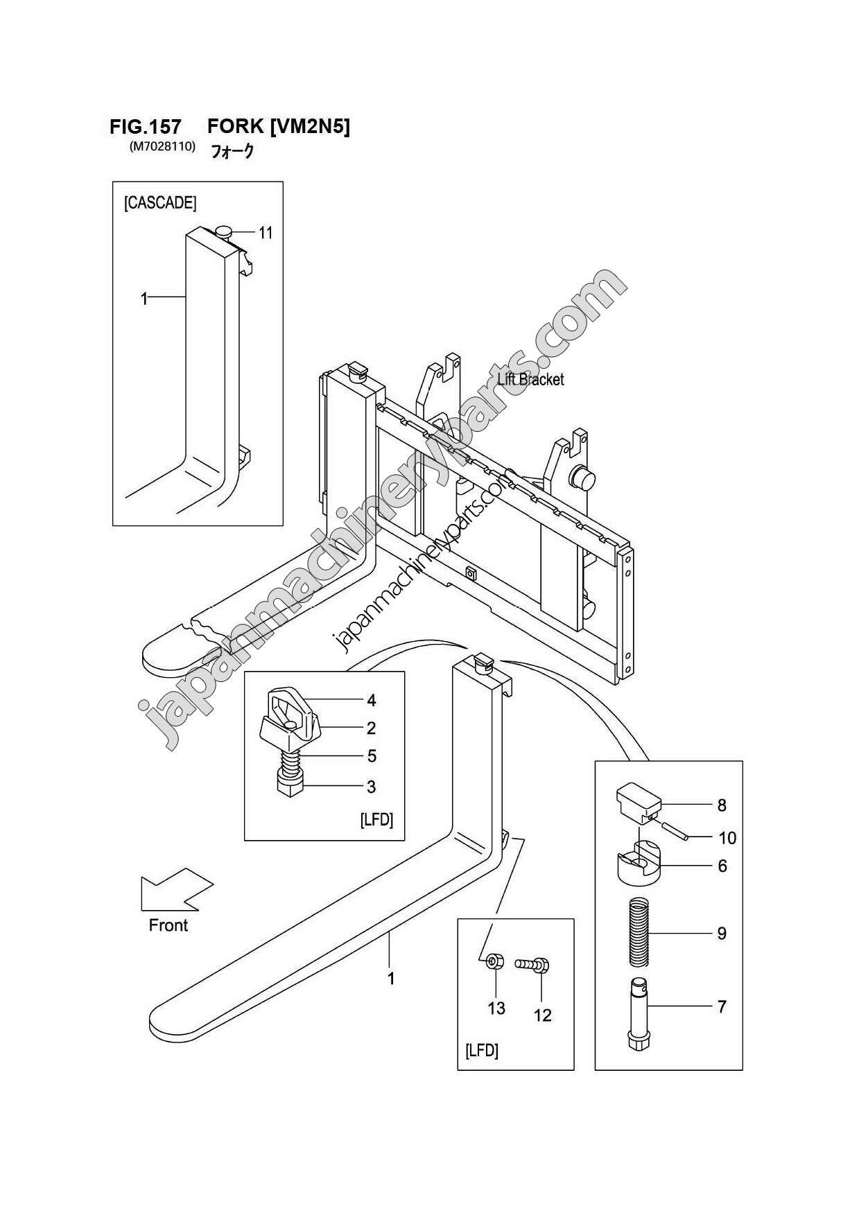 Parts for TCM FD20/FD25