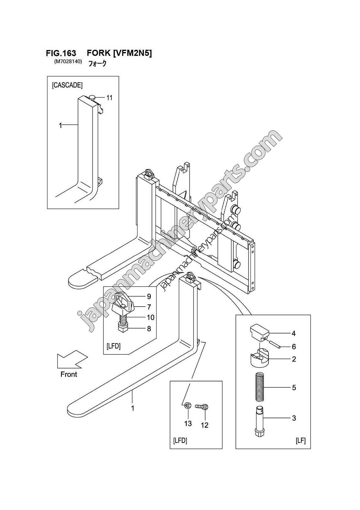 Parts for TCM FD20/FD25