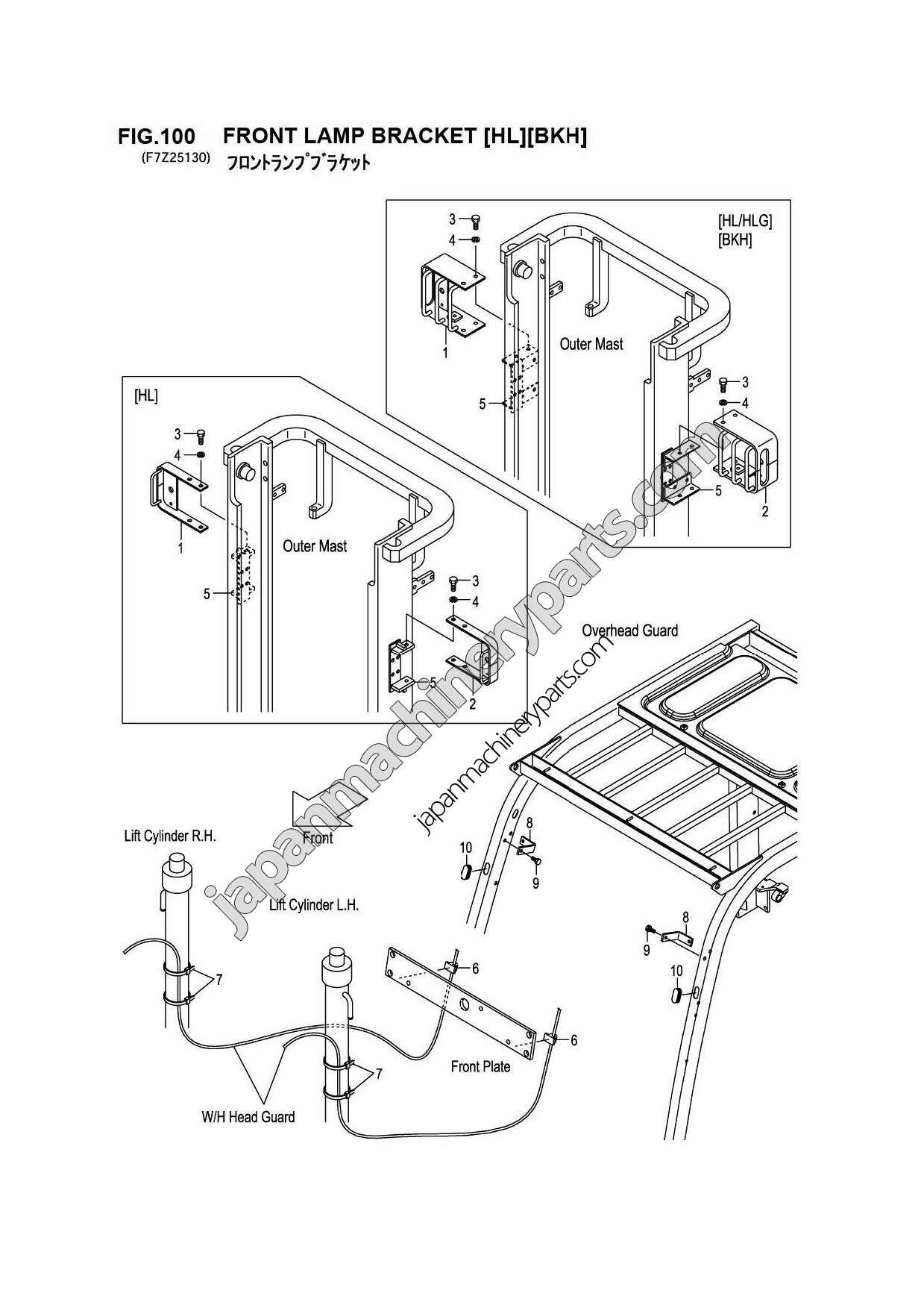 Parts for TCM FD20/FD25