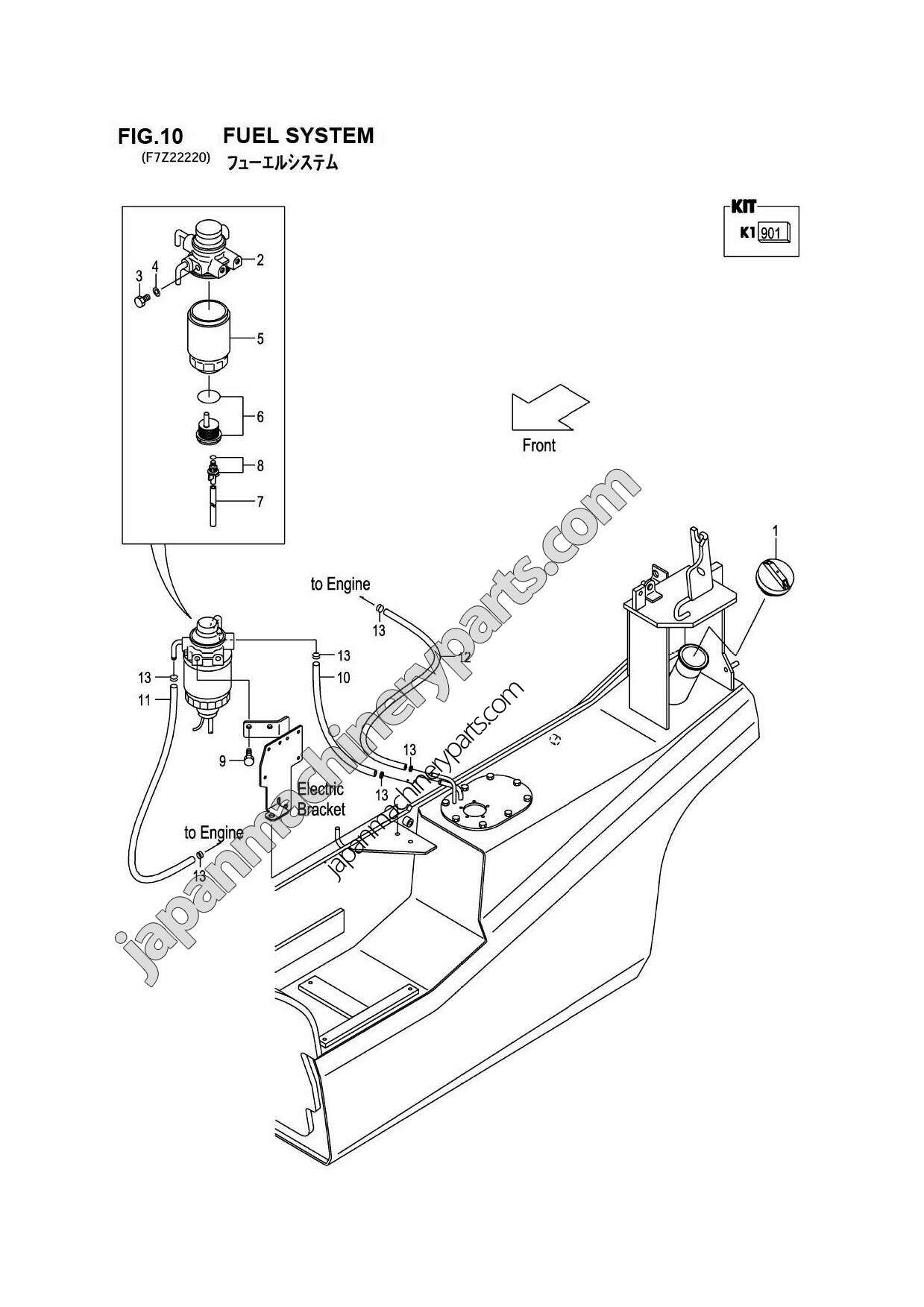 Parts for TCM FD20/FD25