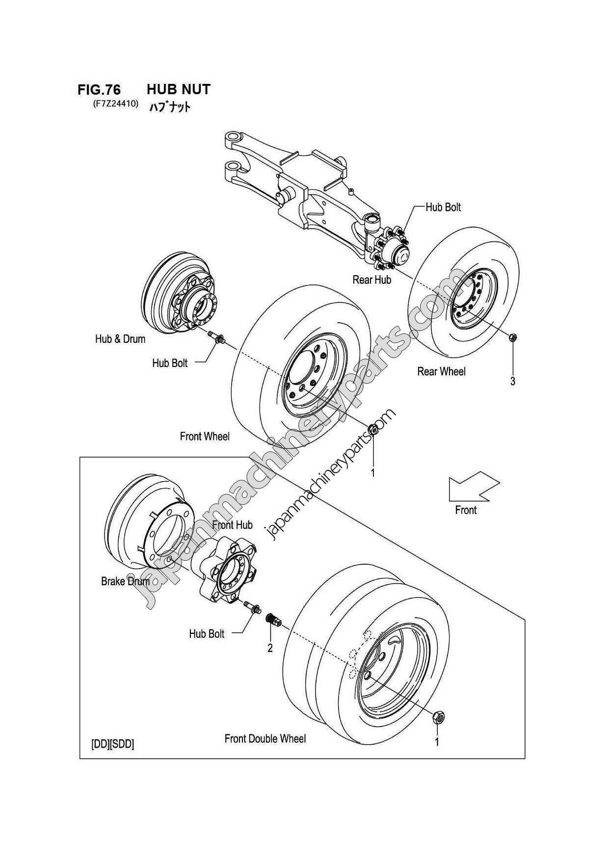 Parts for TCM FD20/FD25