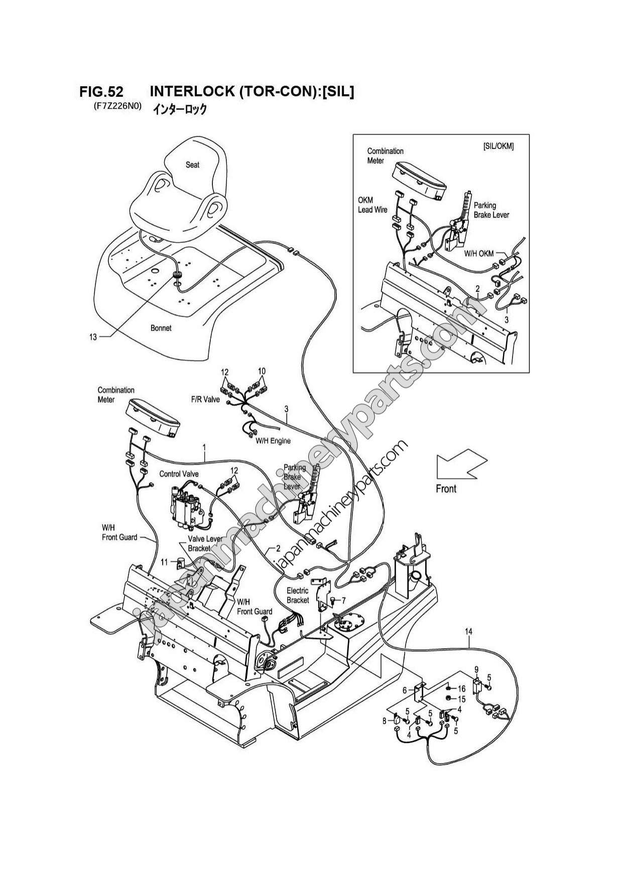 Parts for TCM FD20/FD25
